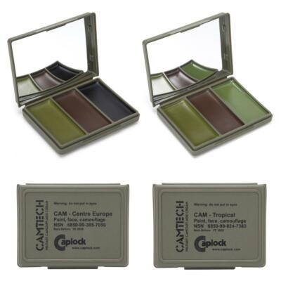 Camtech Cam Cream Army Face Paint Tropical Woodland Military Camouflage ...