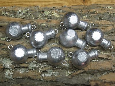 8 pack 12oz Mojo head lures Rockfish Cod Striper fish fishing jigs no ...