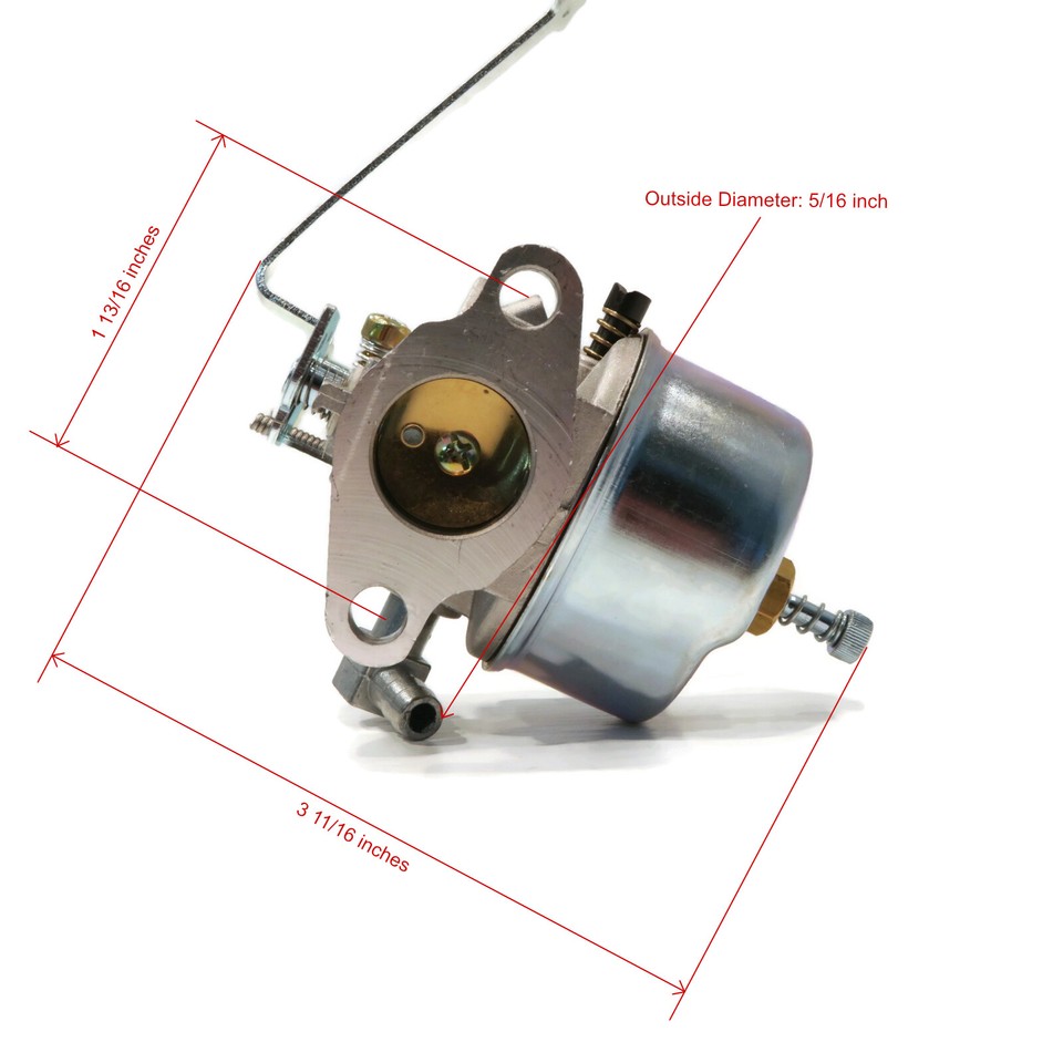 Carburetor Assembly for Tecumseh 631921, H25, H30, H35 Series Tiller ...
