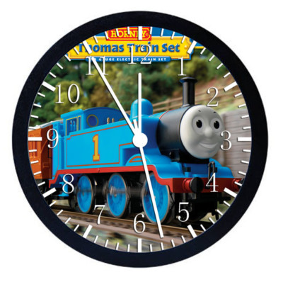 Thomas Train Black Frame Wall Clock W68 | eBay