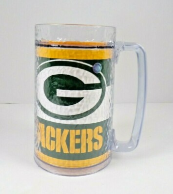 Green Bay Packers NFL Thermo-Serv Insulated Beverage Beer Mug Cup USA ...