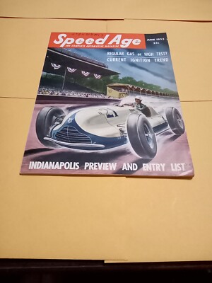 June 1953 Speed Age Magazine Indianapolis 500 Preview Cover | eBay