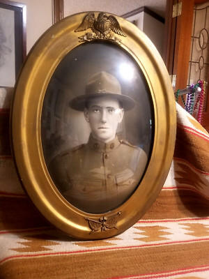 OUTSTANDING CIVIL WAR ERA PICTURE FRAME SOLDIER PHOTOGRAPH JACK CENJAR ...