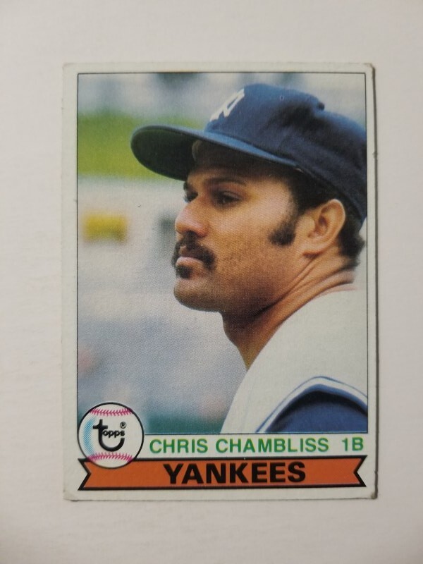 CHRIS CHAMBLISS 1979 TOPPS BASEBALL CARD #335 NEW YORK YANKEES | eBay