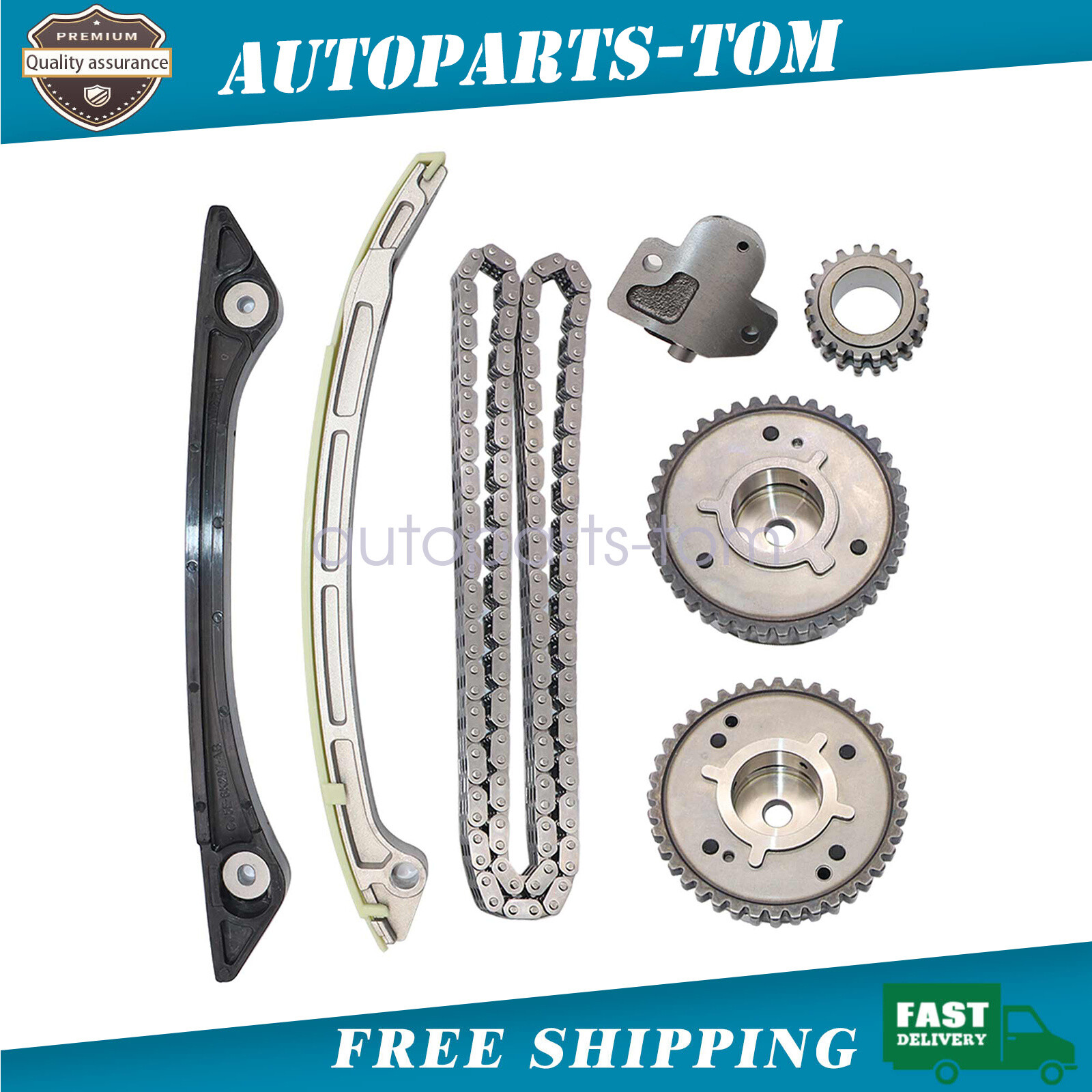 2 VVT & Timing Chain Kit For Land Rover Range Rover Evoque Freelander 2 ...