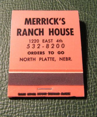 Matchbook - Merrick's Ranch House North Platte NE FULL | eBay