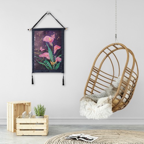 5# DIY Hanging Frame Solid Color Decorative Frame Wall Picture Decor (E ...