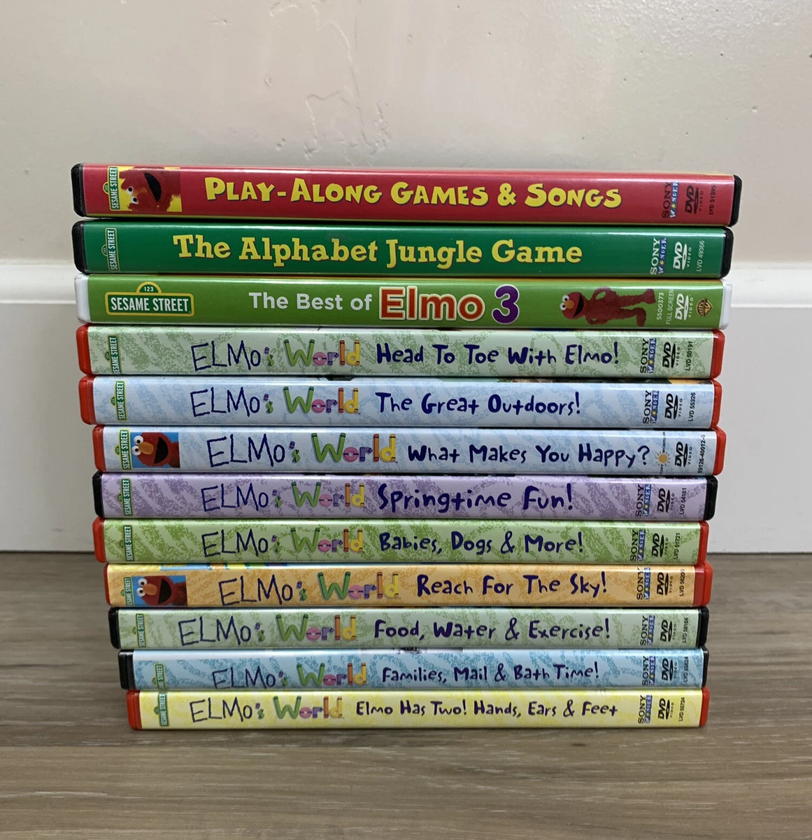 Elmos World Dvds Lots