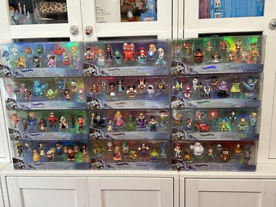 Complete Collection Of 12 Disney 100 Years Of Celebration Figure Packs ...