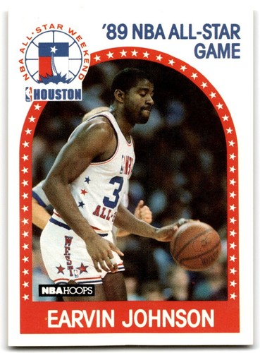 1989-90 NBA Hoops Earvin Johnson Basketball Cards #166 | eBay