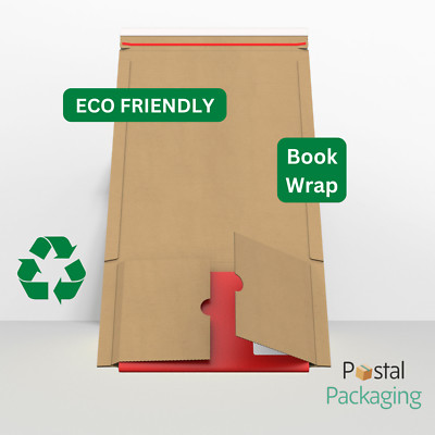 ALL SIZES Brown/Manilla Book Wrap Mailer Postal Boxes│Strong Packaging ...