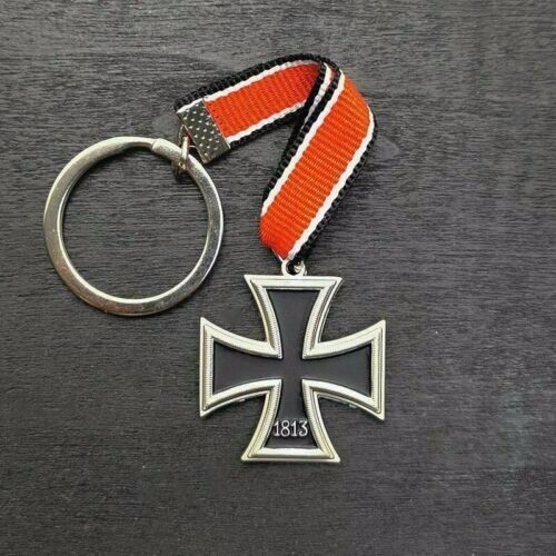 Mini German Iron Cross Medal Key Chain 1813 Iron Cross Badge Keyrings ...