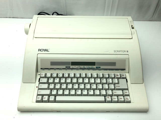 Royal Typewriter Scriptor II Electronic Model AX160 for sale online | eBay