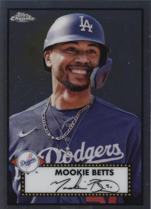 2023 Topps Chrome Lids Mitchell & Ness - 1952 Design Mookie Betts #52-3 ...