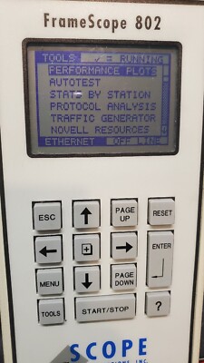 FRAMESCOPE 802 Ethernet Network Tester RJ45 scope communications ...