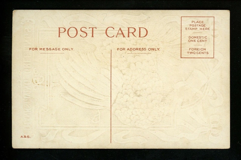 Patriotic Americana postcard Uncle Sam Thanksgiving Day Greetings ...