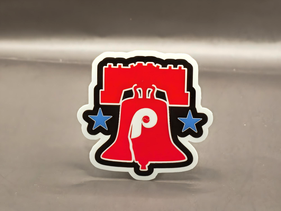 Philadelphia Phillies Inspired Stickers Baseball Philly Phanatic Bell ...