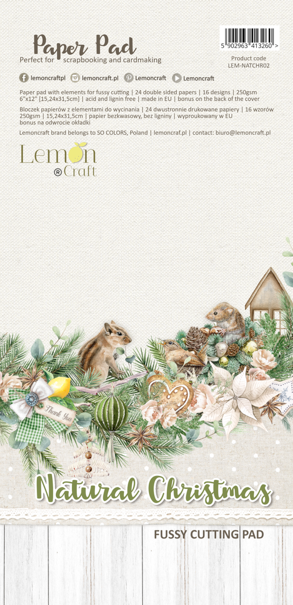 Lemoncraft Paper Pads Girl's Little World Pad Of Scrapbooking Papers