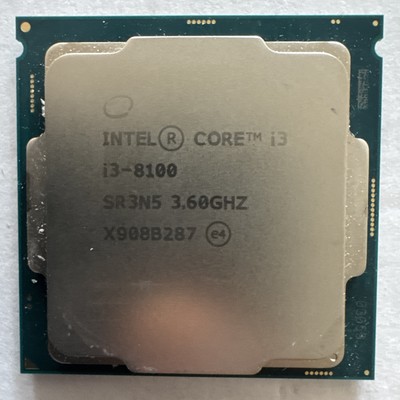 Intel Core i3-8100 3.60GHz Socket LGA1151 Processor CPU (SR3N5 ...
