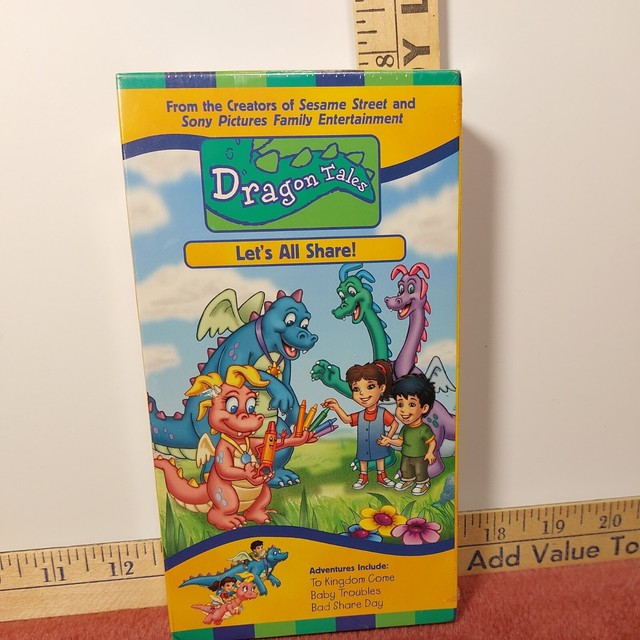 Dragon Tales - Lets All Share (VHS, 2000) for sale online | eBay