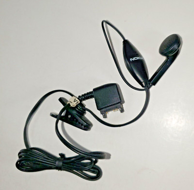 NOKIA HS-5 Pop-Port In Ear Headset with Answer/End Button Remote ...