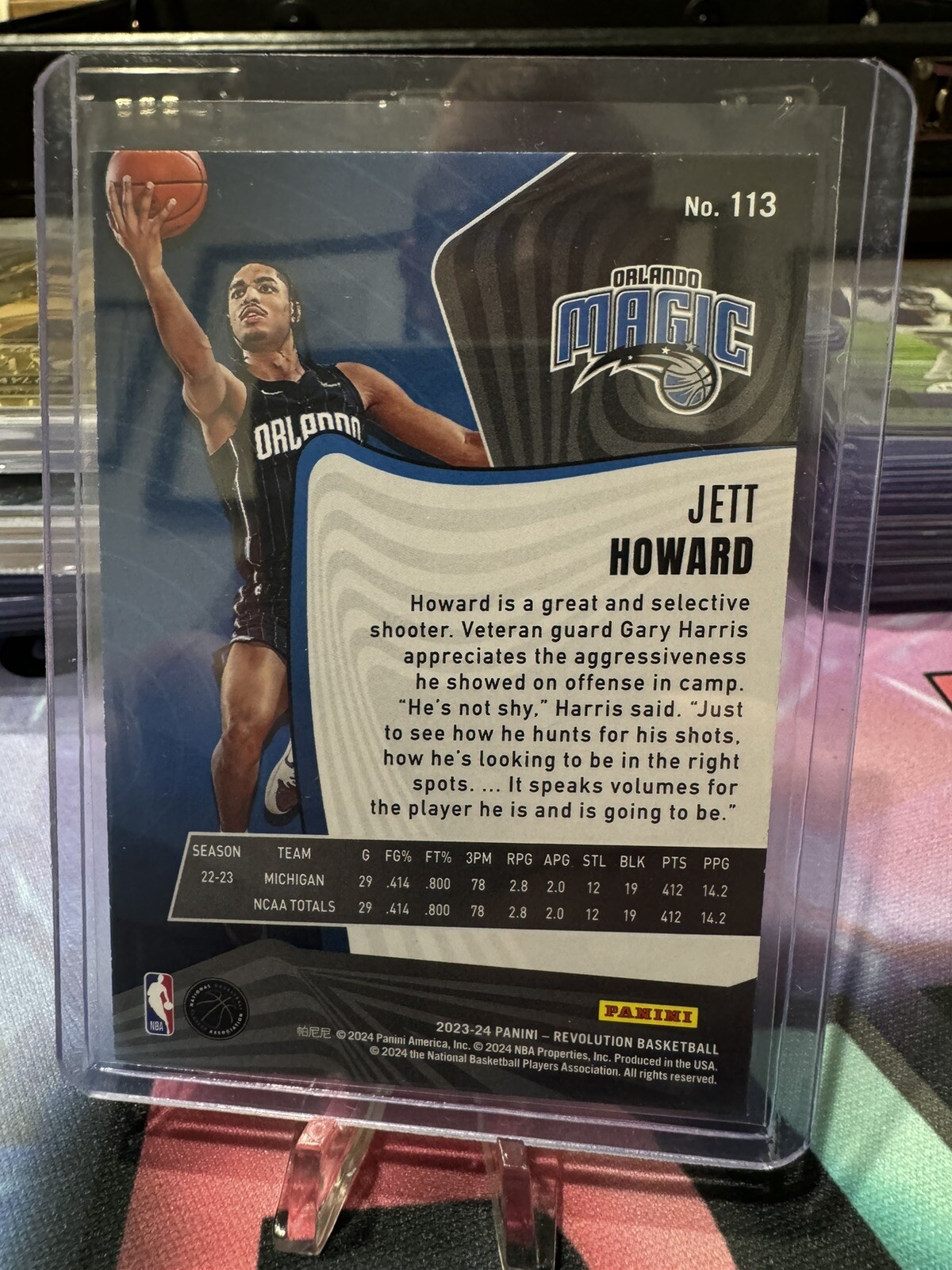 2023-24 Panini Revolution Basketball Rookie Jett Howard Magic | eBay