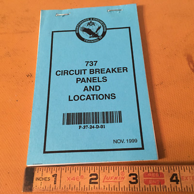 737 Circuit Breaker Panels & Locations Handbook | eBay