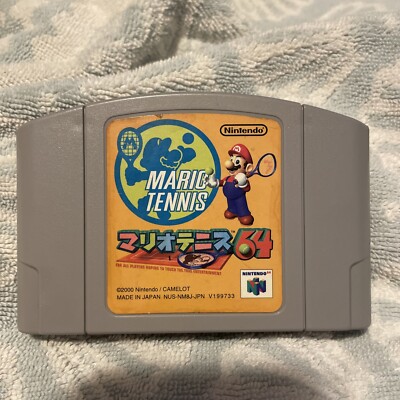 Japan Import Mario Tennis N64 Nintendo 64 2000 Sold As Shown | eBay