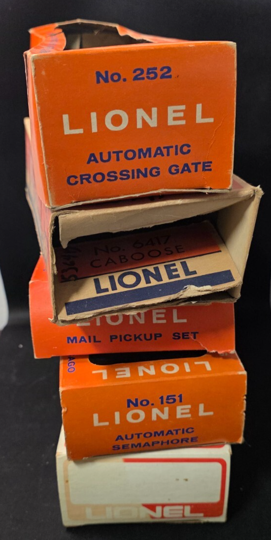 Vintage Lot of 5 Lionel EMPTY TRAIN BOXES! !!!!BOXES ONLY!!!! | eBay