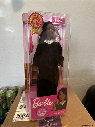 African American Judge Barbie Doll 2019 Career of The Year Mattel FXP43 ...