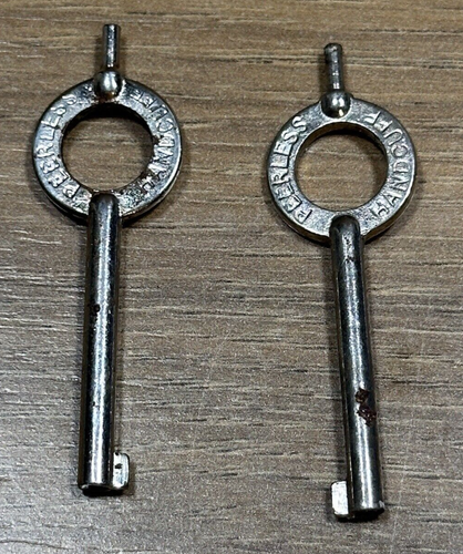 Lot Of 2 Peerless Hand Cuff Keys | eBay