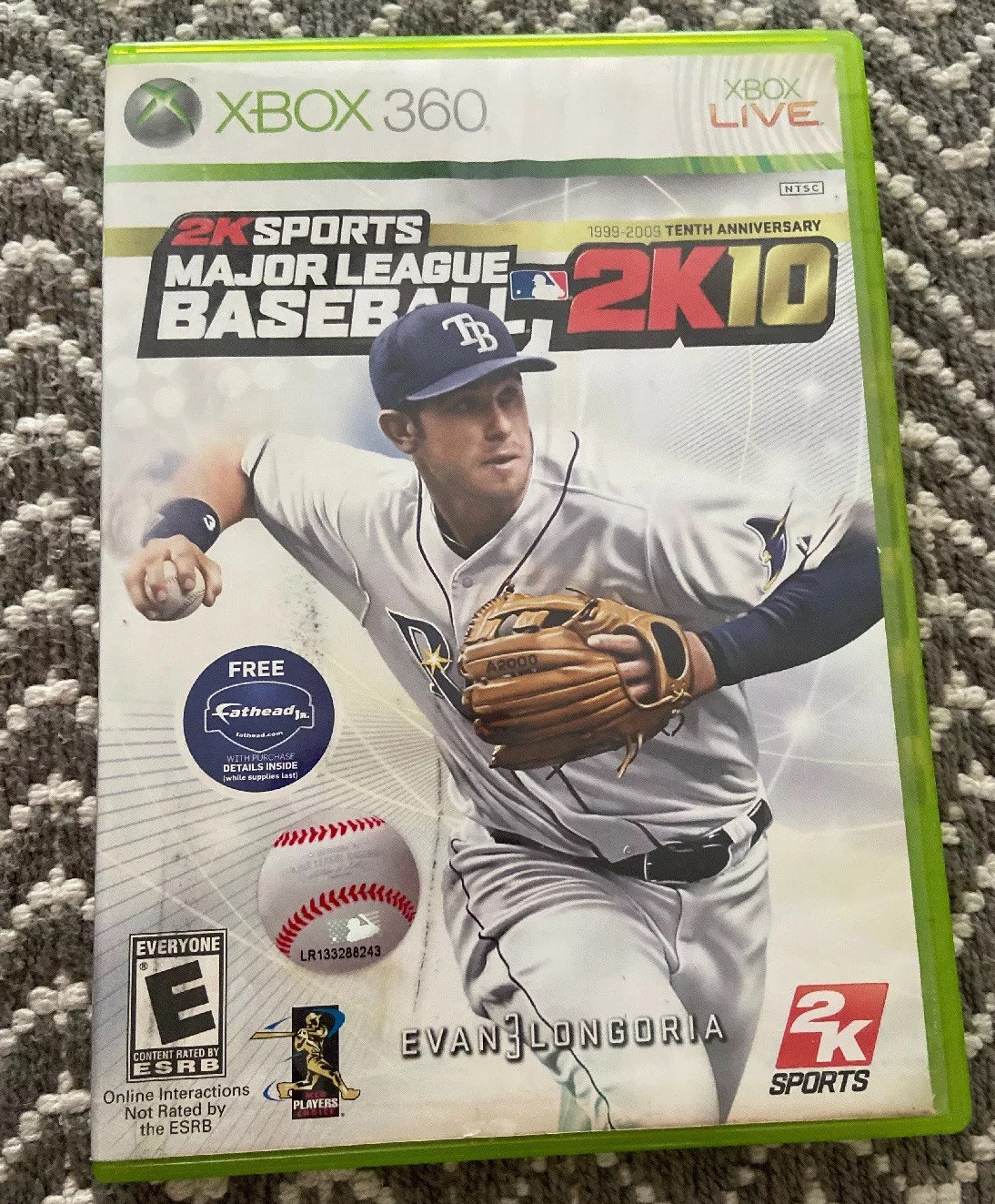 MLB 2K10 XBOX 360 Complete Video Game Case Manual Major League Baseball ...