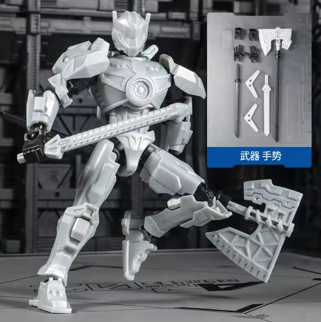 3D Printed Jointed Movable Robocop Wanderer Knight Dummy 13 Action ...