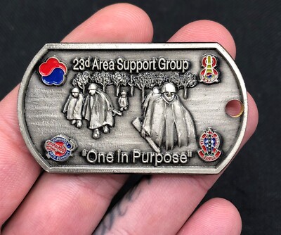 23d Area Support Group "One in Purpose" Military Challenge Coin Token ...