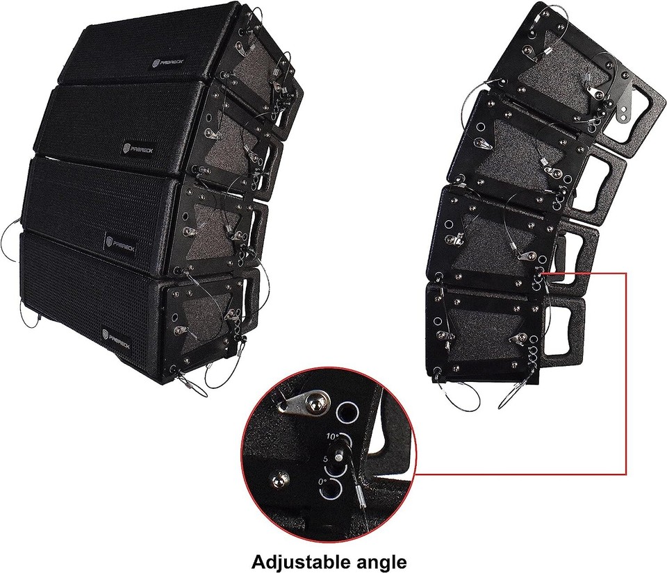 PRORECK CONCERT SET DJ Powered Line Array PA Speaker System 6000W Peak ...