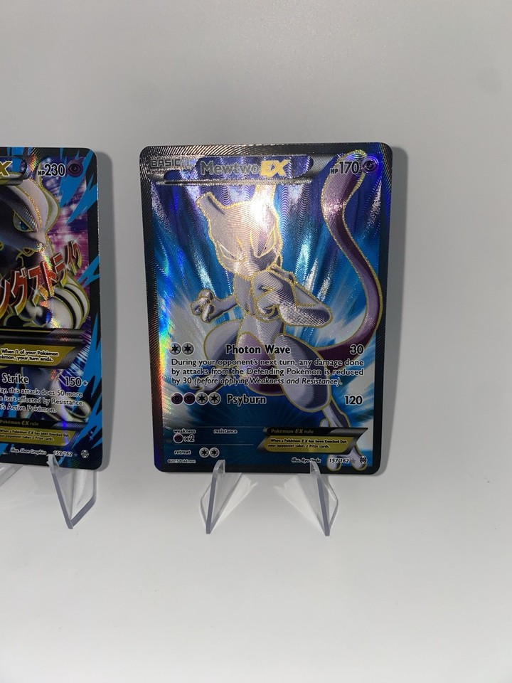 Mega M Mewtwo EX X, Mewtwo EX, Full Art, Pokémon Cards (READ ...
