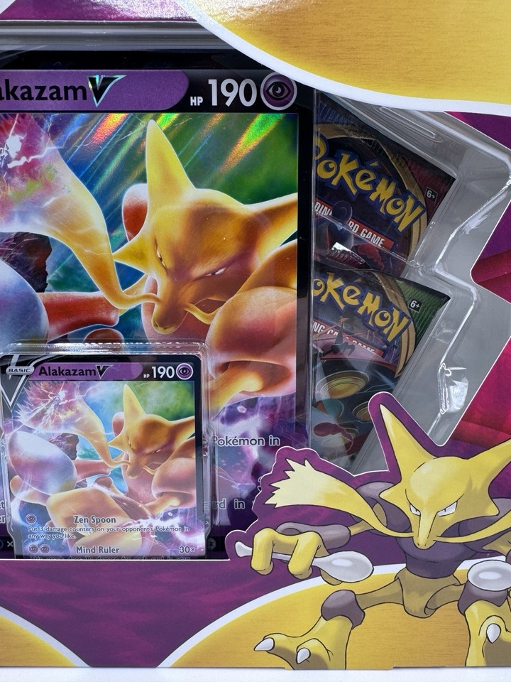 Pokemon Alakazam V Box New Sealed 820650807480| eBay