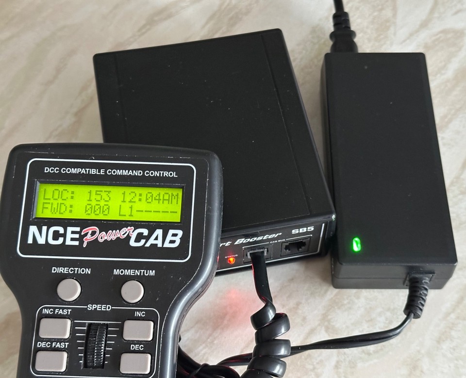 NCE Power Cab DCC and SB5-UK NCE 5 Amp Smartbooster - Multi-Gauge DCC ...