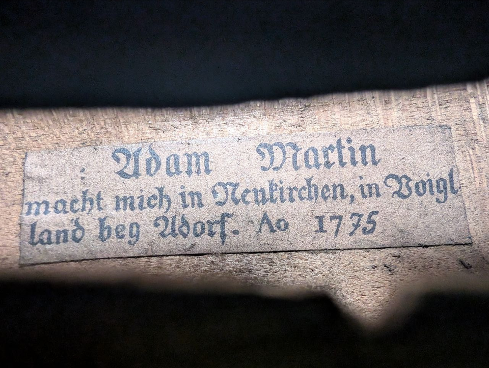 18th Century 1775 Adam Martin German Violin | eBay