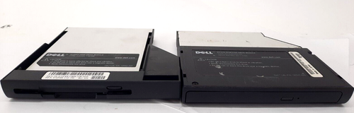 Set of (2) Dell Laptop Disk Drive Modules 3.5" Floppy & 8x DVD-Rom ...