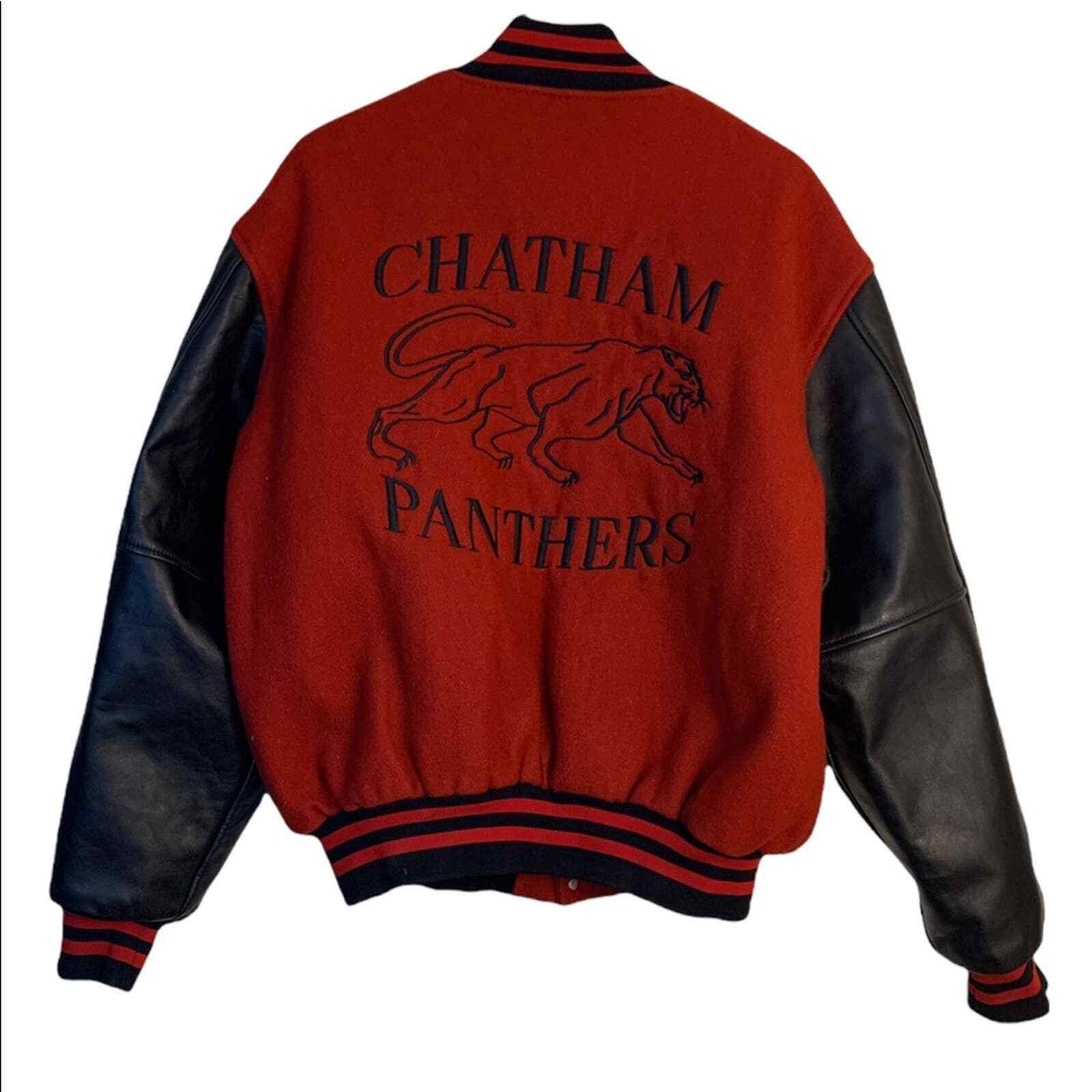 Vintage Chatham Panthers Varsity Jacket Size: XL | eBay