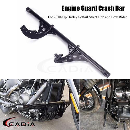 Highway Crash Bar Engine Guard For Harley Softail Fat Bob Low Rider ...