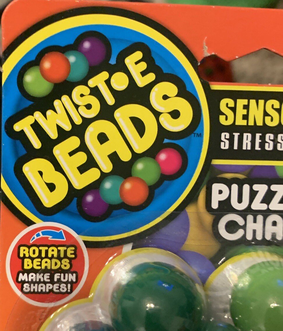 Rainbow Beads Fidget Toy JA-RU Push & Pop Fidget Spinner (2 Units ...