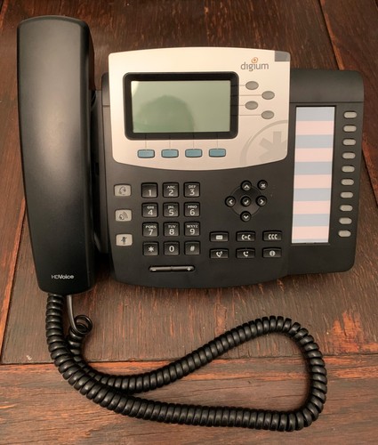 Digium D50 IP Phone VoIP Display Phone 1TELD051LF GREAT COND W/ Stand ...