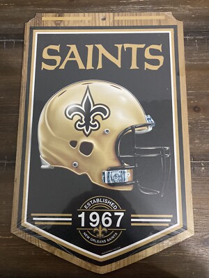 New Orleans Saints Sign NEW Wincraft Est 1967 11x17 Inches Sealed | eBay