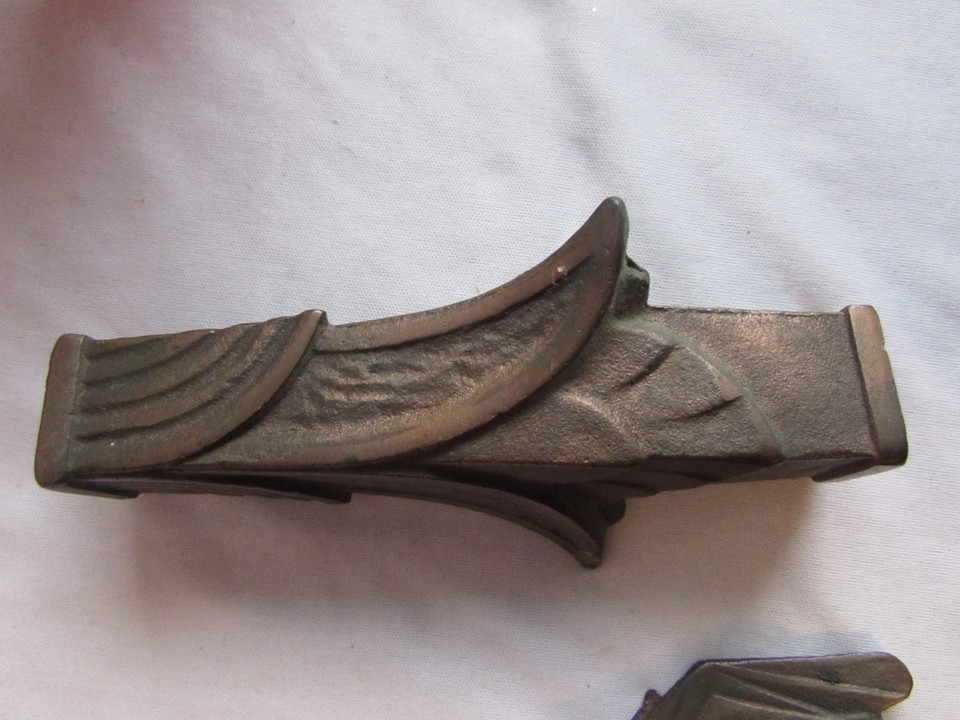 VINTAGE SOLID METAL REPLACEMENT PARTS FOR FLOOR LAMPS ORNATE & PERFECT ...