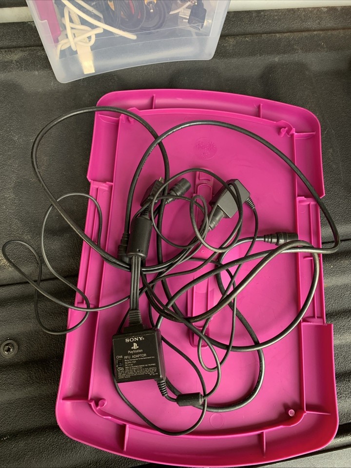 Genuine OEM Sony PlayStation PS1 PS2 RFU Adapter Coax Cable SCPH-10071 ...