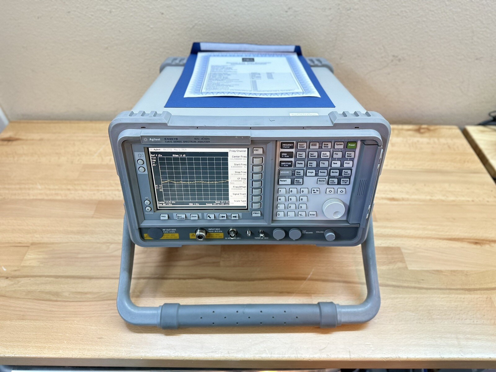 Agilent E4407B ESA-E Spectrum Analyzer - 9 kHz to 26.5 GHz for sale ...