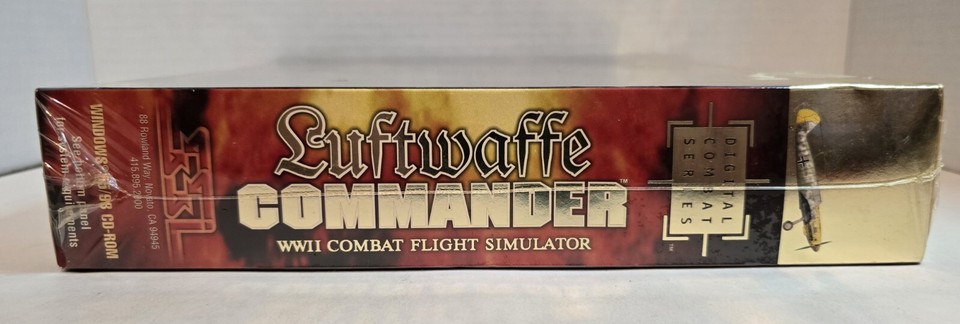 NEW BIG BOX PC GAME Luftwaffe Commander: WWII Combat Flight Simulator ...