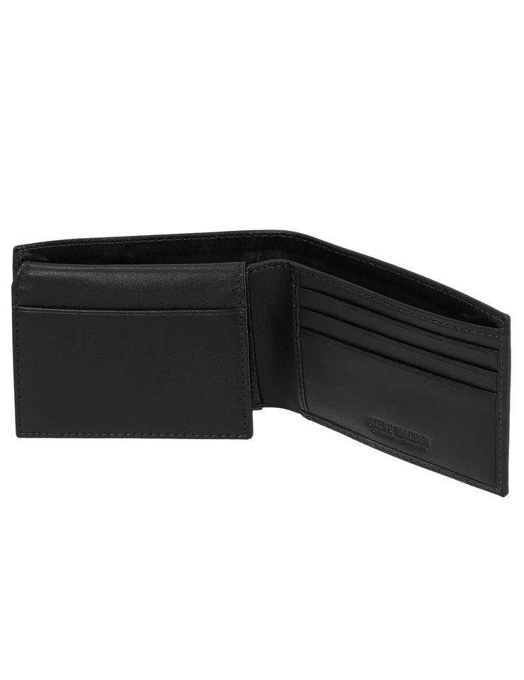 Steve Madden Mens Smooth Passcase Black RFID slim compact wallet | eBay